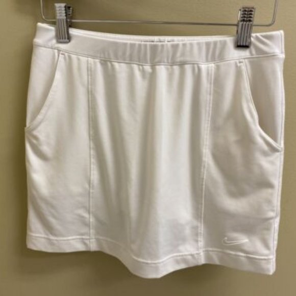 Nike | Bottoms | Nike Golf Dri Fit Girls White Skort Size M | Poshmark